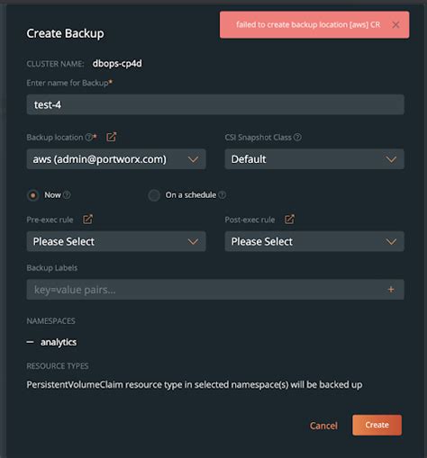 Backup And Restore With Role Based Access Controls For Red Hat OpenShift Portworx