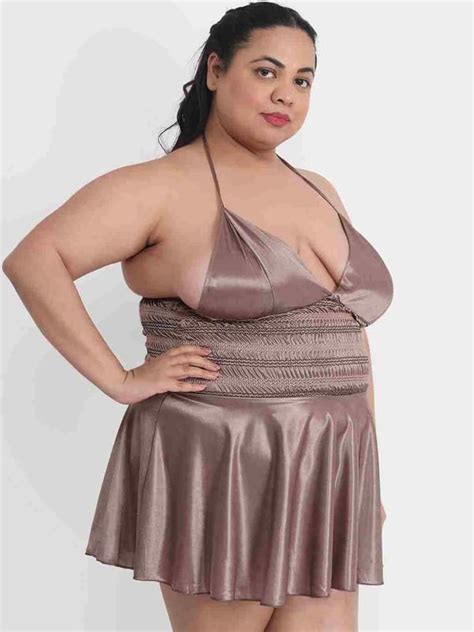 Plus Size Hot Short Bikini Dress For Honeymoon Bb35bm