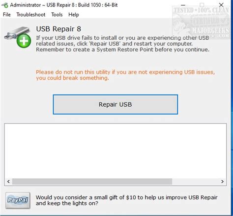 Download Usb Repair Portable Majorgeeks