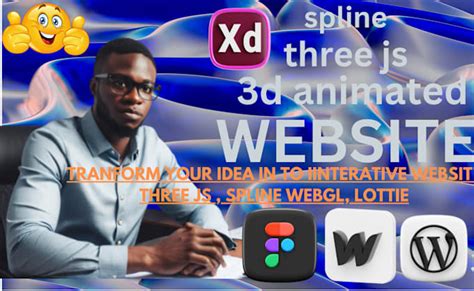 interactive 3d animated website 3d spline animation 3d website