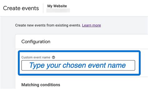 Set Up Custom Events Directly In GA GA