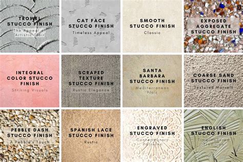 Stucco Texture Types