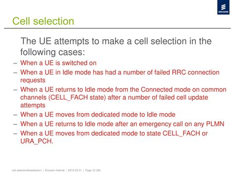 PPT Cell Selection And Reselection PowerPoint Presentation Free Download ID 9618684