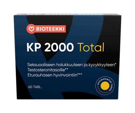 KP 2000 Total 60 Tabl Verkkoapteekki Fi
