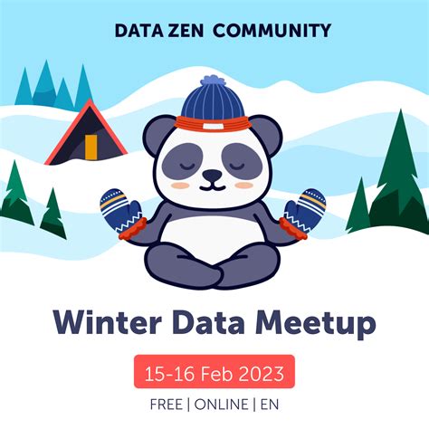 Data Zen Community Conducted Winter Data Meetup 2023