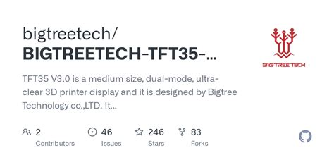 GitHub Bigtreetech BIGTREETECH TFT V TFT V Is A Medium Size Dual Mode Ultra Clear