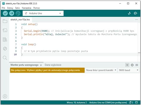 Port Szeregowy Arduinowopl