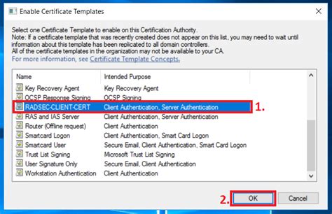 Cisco Radsec Part 2 Radsec Certificate Template Using Microsoft Ad
