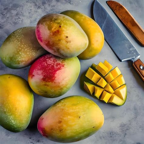 Premium Photo View Of Ripe Mango