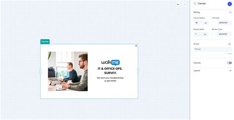 Visual Designer Dynamic Layout Walkme Help Center