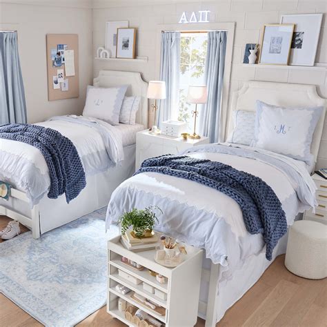Bows Organic Sheet Set Pottery Barn Teen Dorm Room Styles Dream