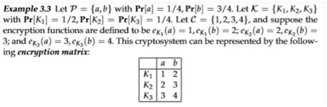 Solved Construct The Encryption Matrix As Defined In