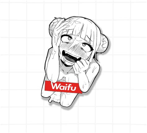 Anime Lewd Sticker Common Etsy