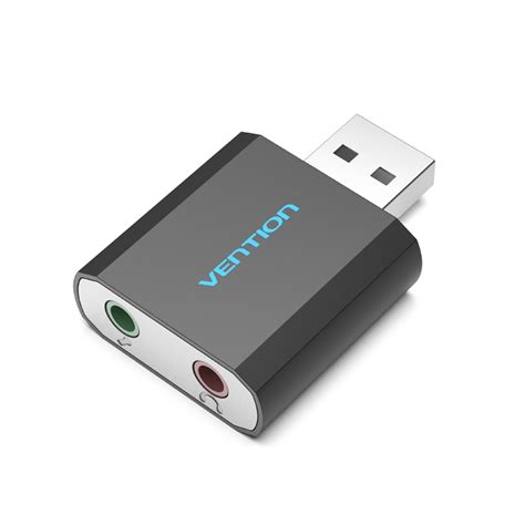 Vention Usb External Sound Card Black Ven Vab S B Tronik Gadgets Store