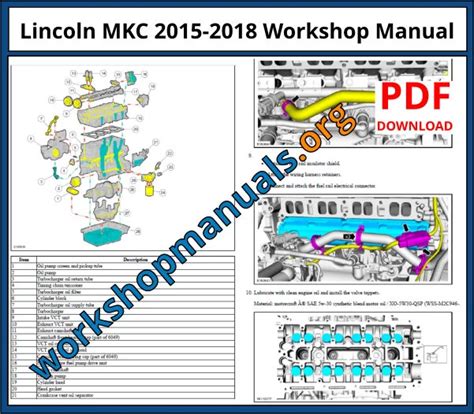 Lincoln Mkc 2015 2018 Workshop Repair Manual Download Pdf