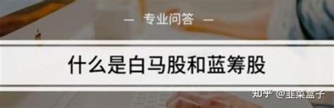 白马股和蓝筹股有什么区别？ 知乎