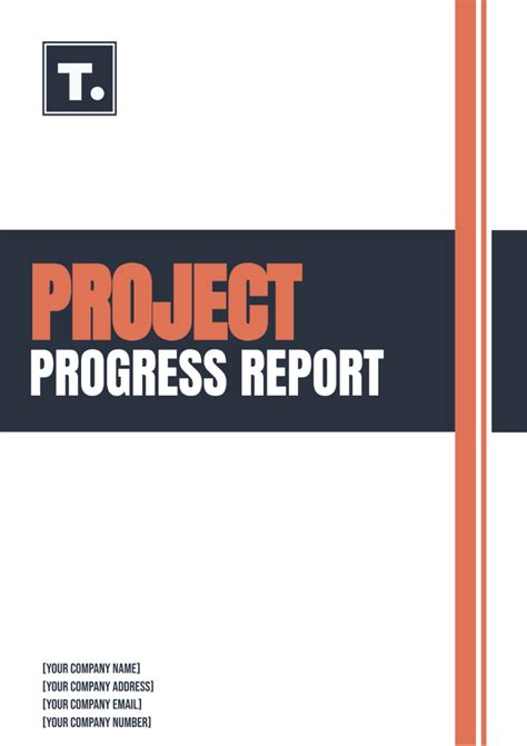Free Project Progress Report Template To Edit Online