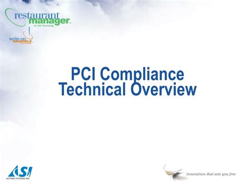 PPT PCI Compliance Technical Overview PowerPoint Presentation Free Download ID