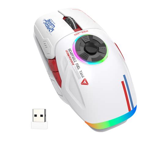 Wireless Mouse Rgb Rechargeable Bluetooth Mice Wireless Computer🥇