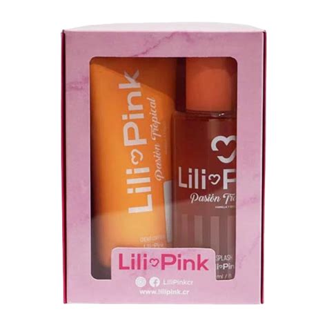 Lili Pink Kit Corporal Splash Crema Pasión Tropical 200 Ml