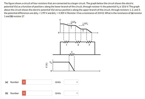 solved the figure shows a circuit of four resistors that are connected