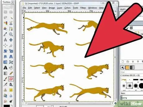 How To Animate A Sprite Sheet Using GIMP Steps With Pictures