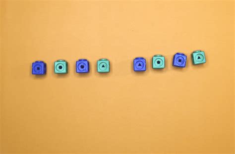 Patterns With Unifix Cubes Build Simple And Complex Patterns With Cubes