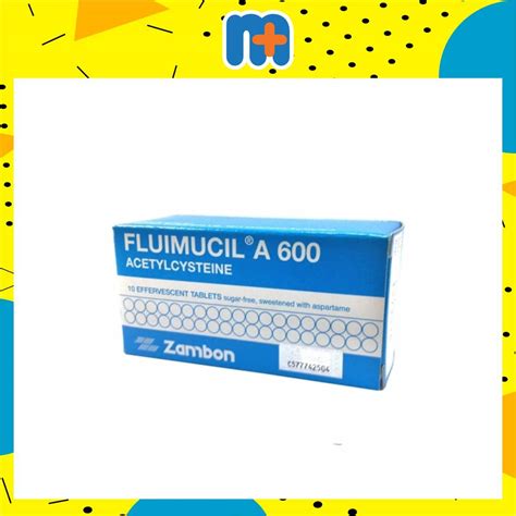 Mplus Fluimucil A Effervescent Tablet 600mg 5x2s