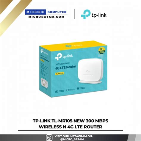 TP LINK TL MR New Mbps Wireless N G LTE Router