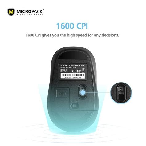 Micropack Mp 746w Black Wireless Mouse Price In Pakistan