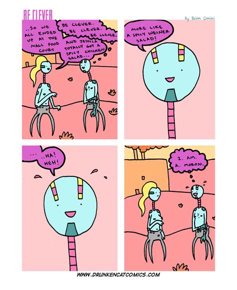 Be Clever Drunken Cat Comics