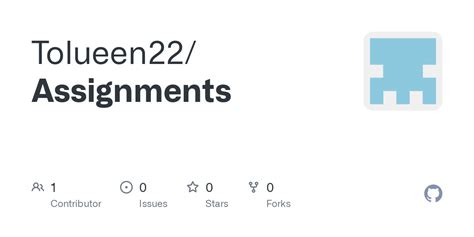 Github Tolueen22assignments