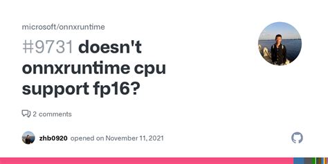 doesn t onnxruntime cpu support fp16 · issue 9731 · microsoft