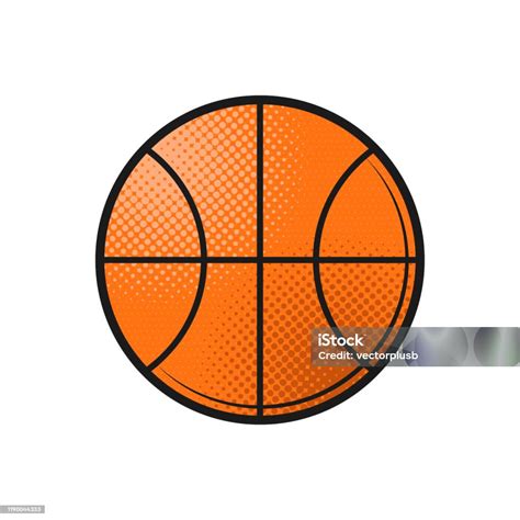 농구 공 아이콘 벡터 일러스트 디자인입니다 흰색 배경에 검은 색의 플랫 벡터 그림 농구 팀 스포츠에 대한 스톡 벡터 아트 및