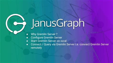 Part 3 Configure Gremlin Server And Remotely Connect To It Via Gremlin Console Youtube