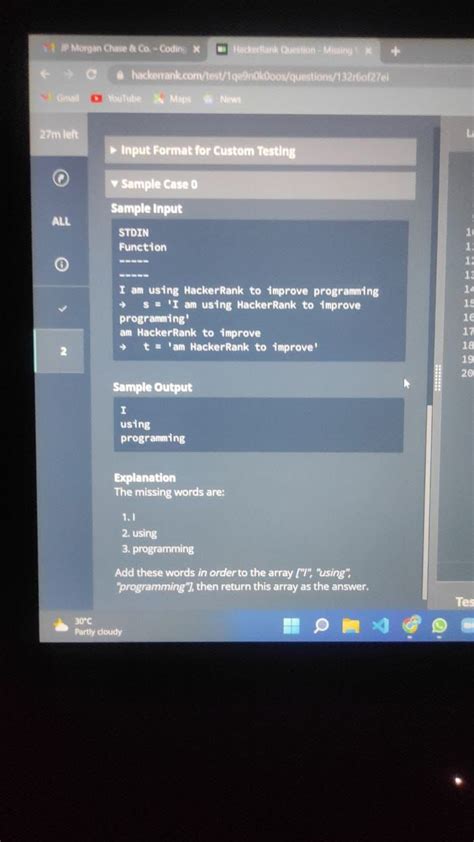 Jp Morgan Oa Sde1 Coding Questions And Solutions 2022 Set 1 Desi Qna