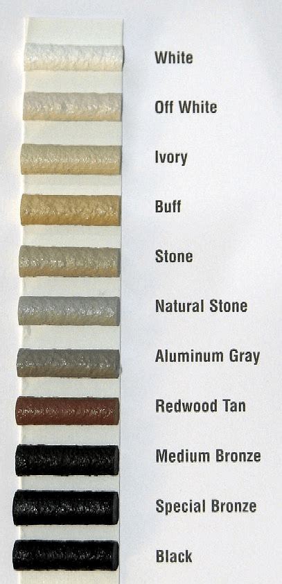 Np1 Caulk Color Chart Np1 Stone20oz Propak Richards Supply
