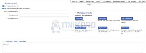 Reset Default Root Password On Request Tracker RT Itnixpro Com