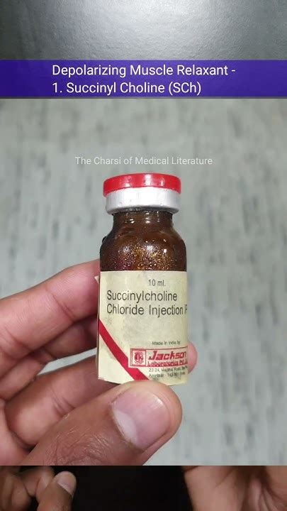 Non Depolarizing And Depolarizing Muscle Relaxant Pharmacology Mbbs