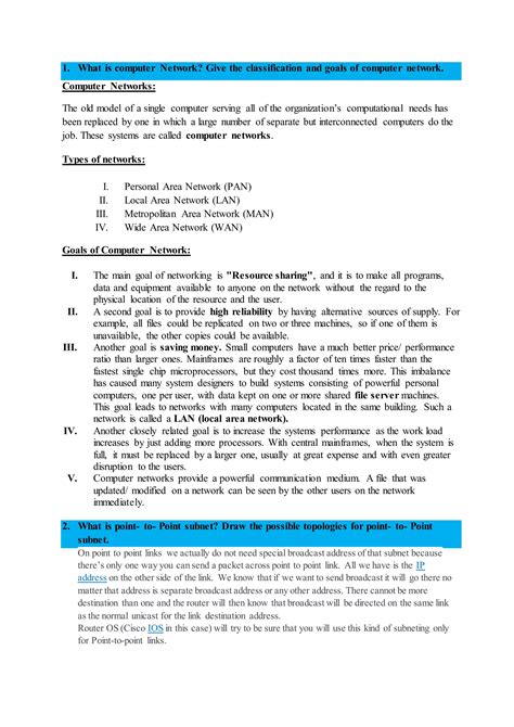 Computer Network Solution Pdf