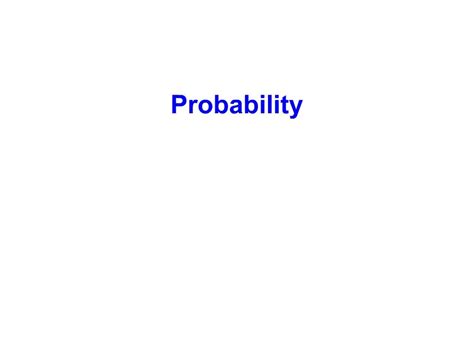PPT Probability PowerPoint Presentation Free Download ID