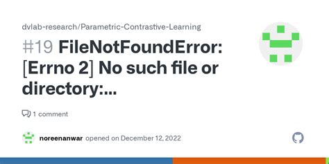 FileNotFoundError Errno 2 No Such File Or Directory Pretrained