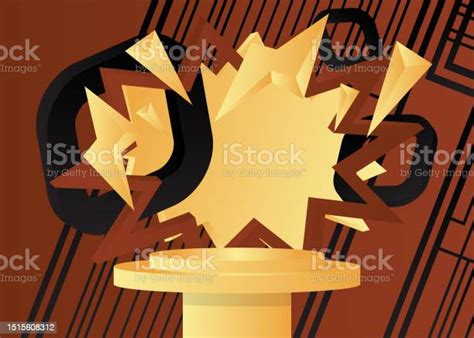 블랙 브라운 및 골드 모형 제품 디스플레이 추상 실린더 받침대 연단 벡터 3d 무대 쇼케이스입니다 프레젠테이션을 위한 최소한의 기하학적 형태가 있는 장면입니다 3차원 형태에