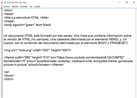 La Estructura HTML