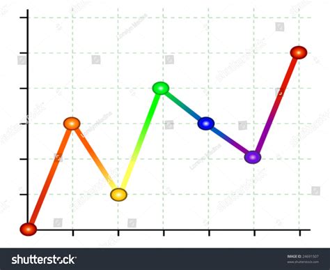 Line Graph Vector Stock Vector 24691507 Shutterstock