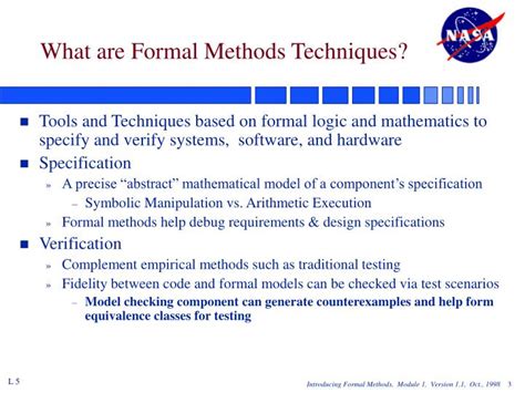 Ppt Formal Specification And Analytical Verification Powerpoint Presentation Id 6367369