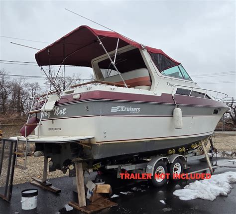 Cruisers 28 Cabin Cruiser Twin Inboard Free Trailer New Jersey