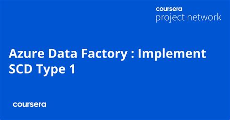 Azure Data Factory Implement SCD Type 1 Coursya