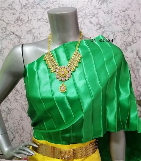 Matches Fashion Shop สไบลายล๊อตเตอร์รี่ สไบประยุกต์ สำหรับสวมใส่ชุดไทยประจำชาติ แต่งงาน เพื่อน