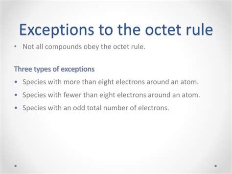 What Are Exceptions Of Octet Rule At Cody Chapple Blog